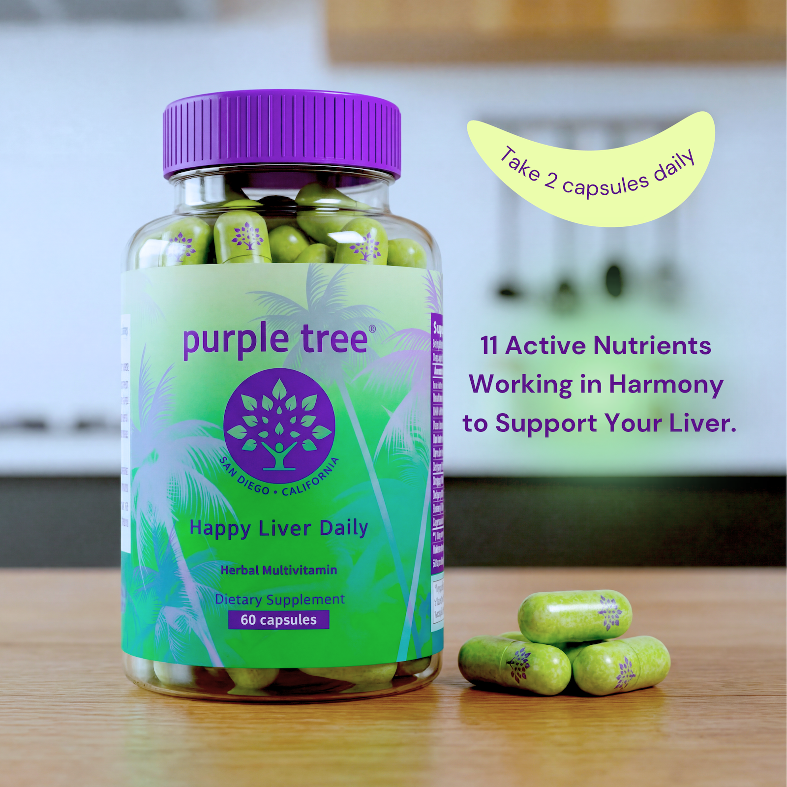 Happy Liver Daily | Liver Support Supplement with Liposomal Glutathione ...